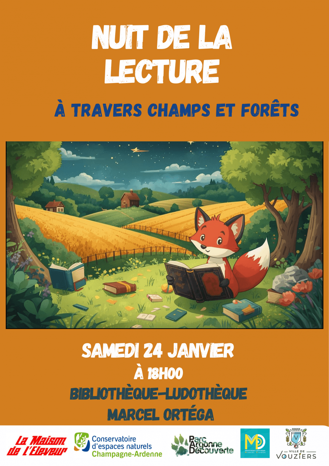 Nuit de la lecture : à travers champs et forêts | Les Nuits de la lecture