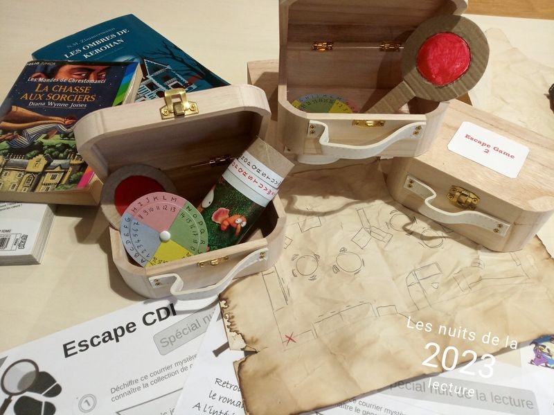 Escape Game " Peur au CDI" | Les Nuits de la lecture