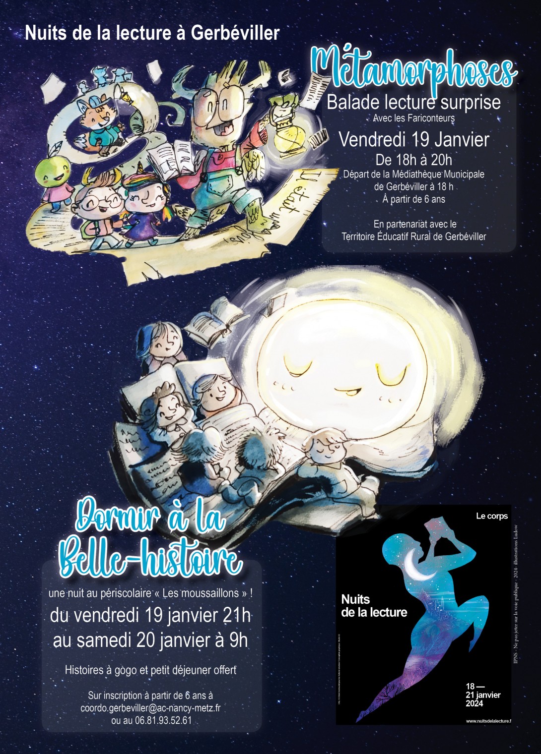 Balade contée : le corps parle ! | Les Nuits de la lecture